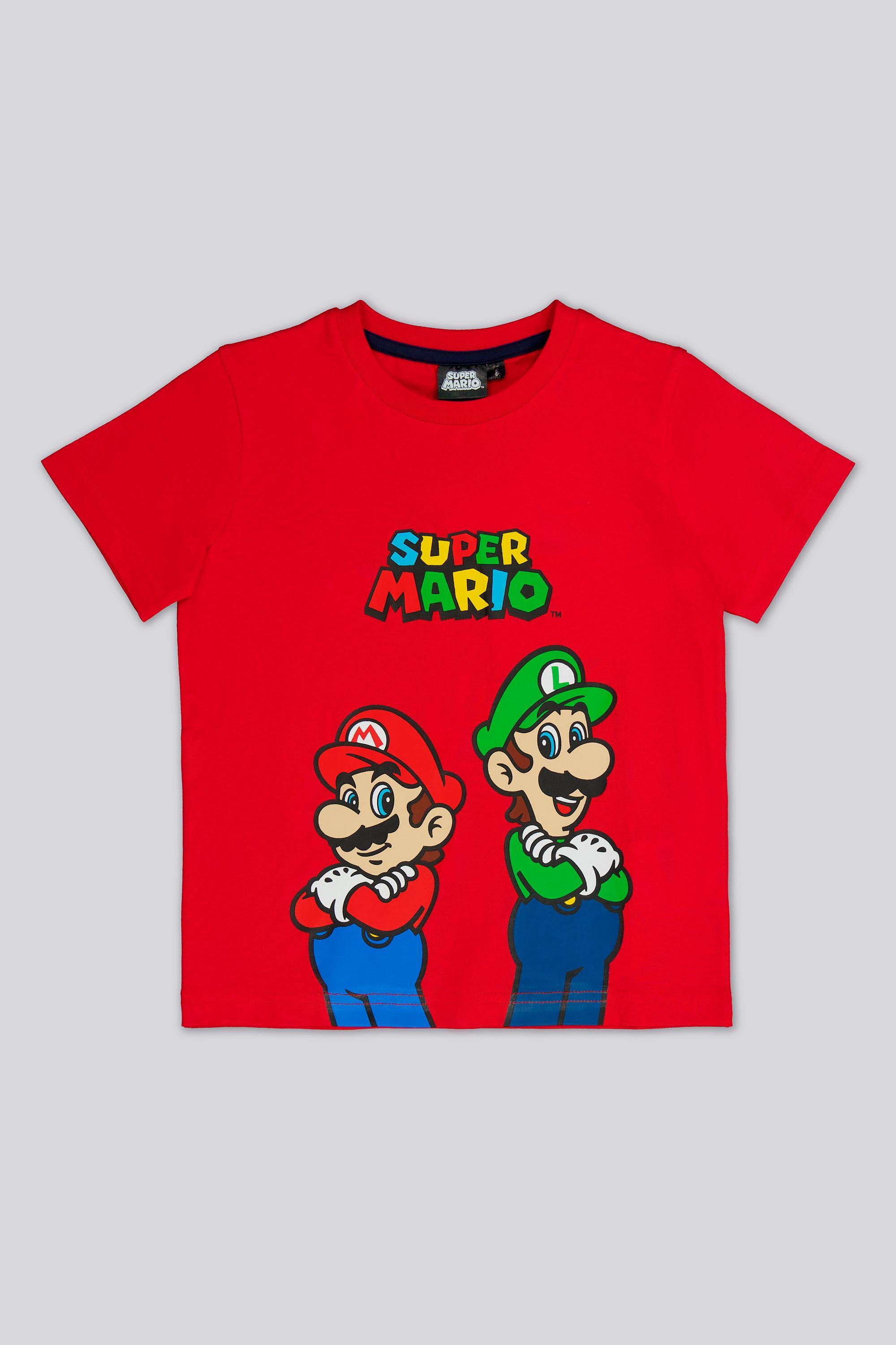 Camiseta Mario Y Luigi - Rojo - Algodón Niño | Sprinter