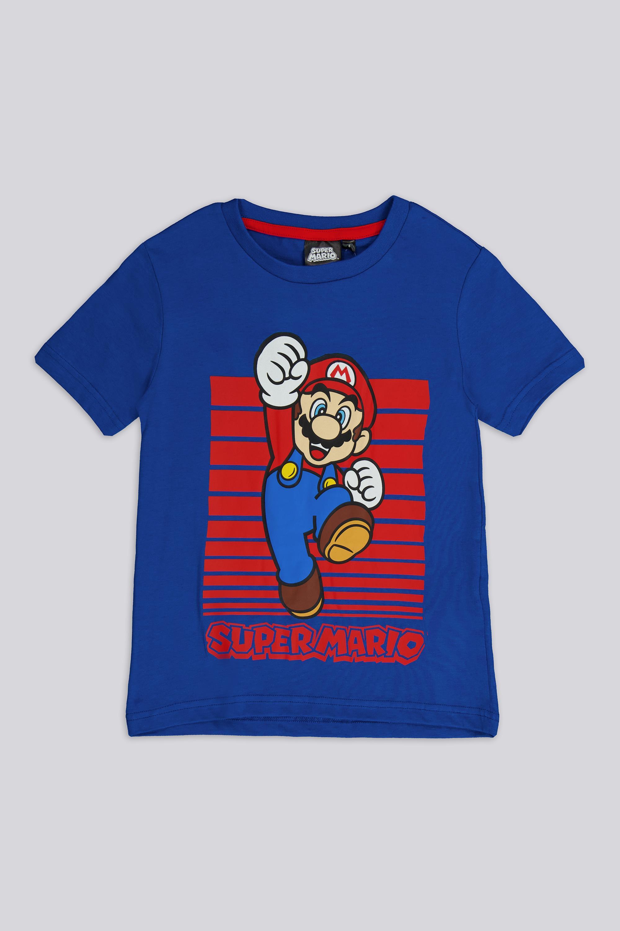 Camiseta Super Mario - Azul - Algodón Niño | Sprinter