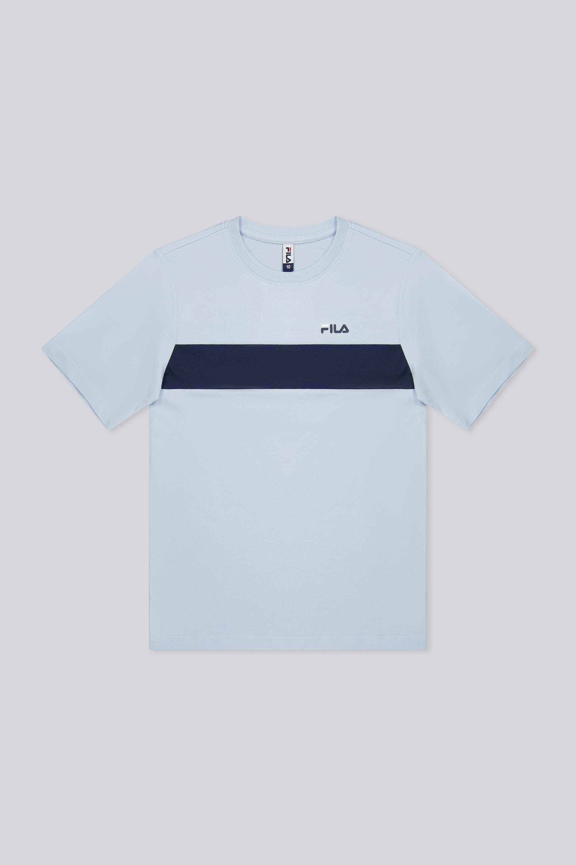 Fila Colour Block - Azul - Camiseta Algodón Niño | Sprinter