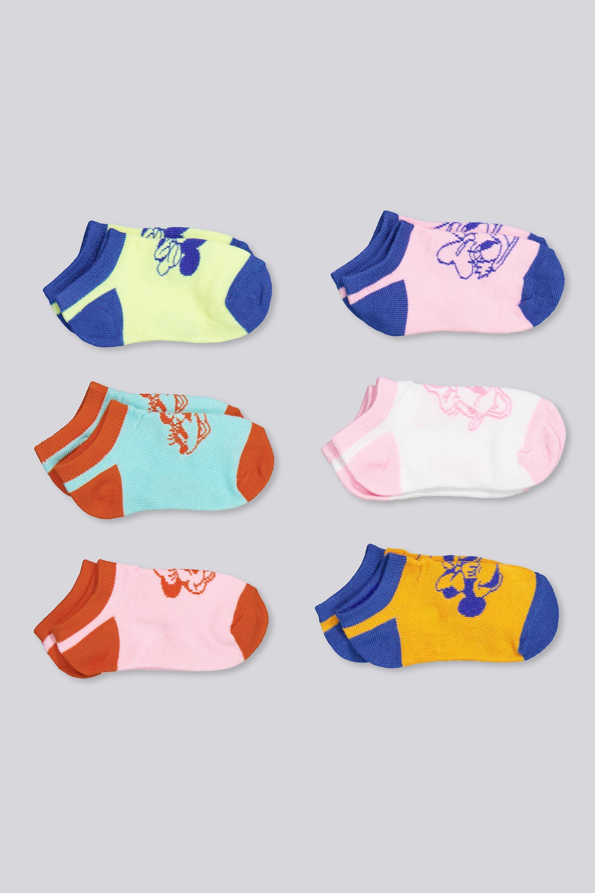 Meias Invisíveis Minnie & Daisy Pack 6 Menina | Sport Zone