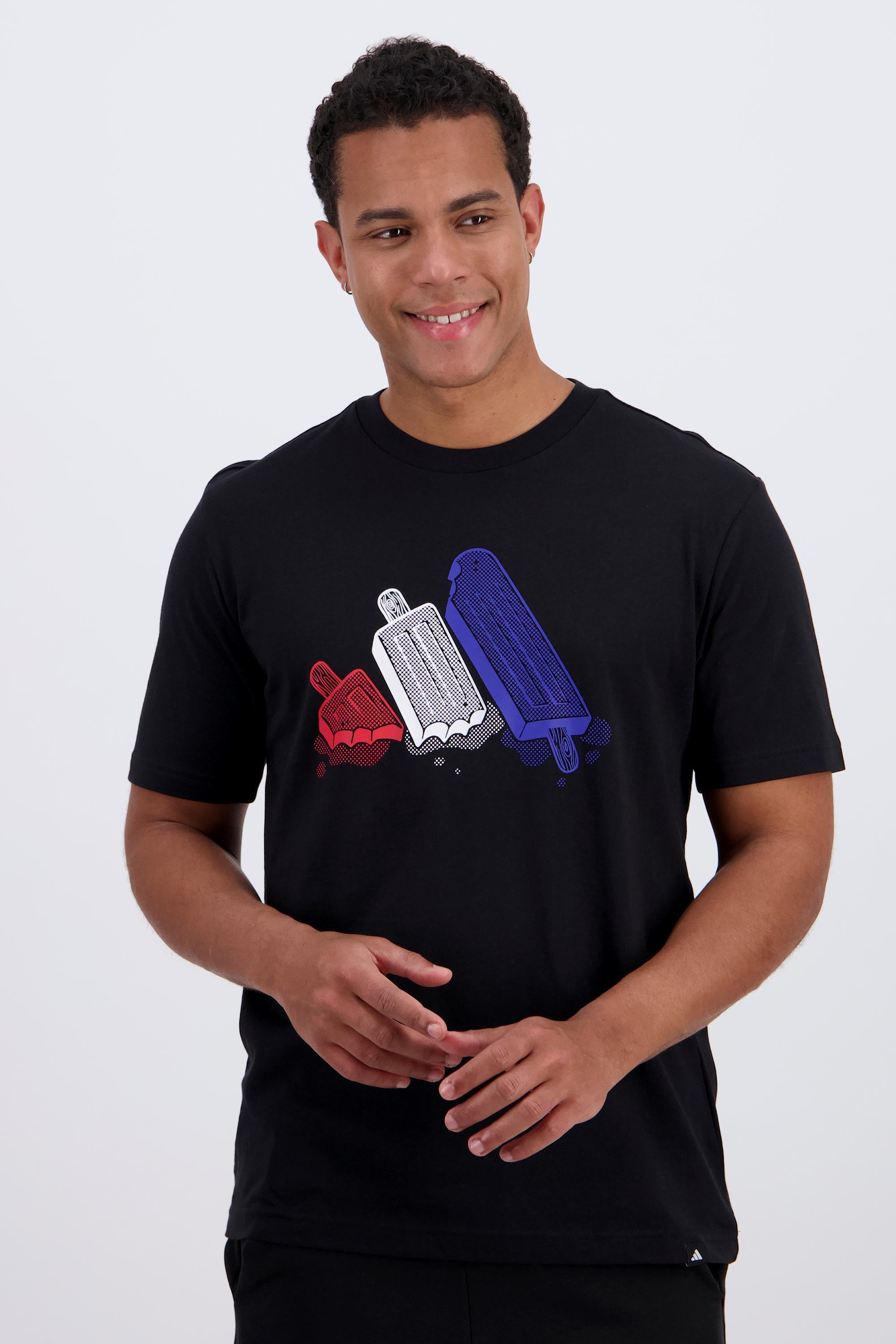 adidas Ice - Negro - Camiseta Algodón Hombre | Sprinter