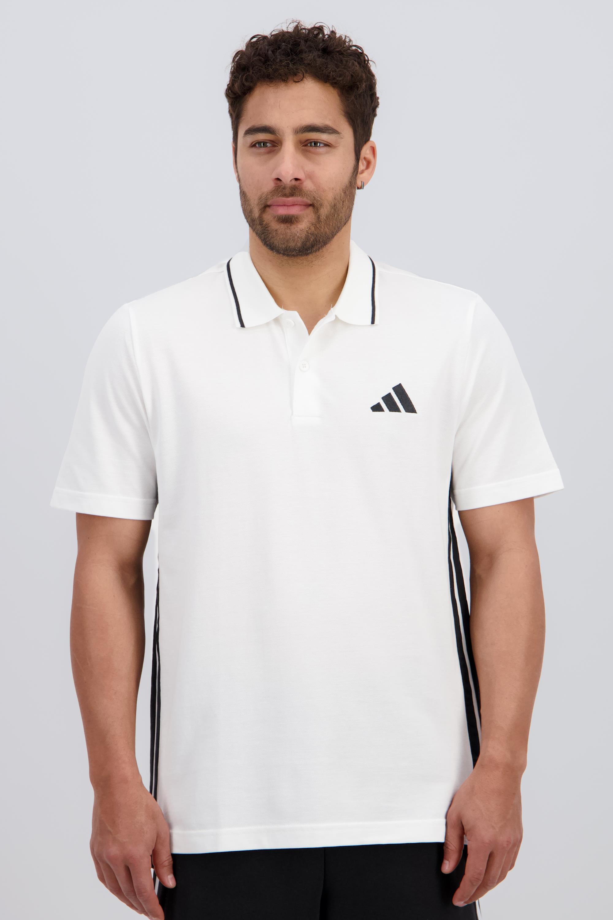 adidas 3S - Blanco - Polo Hombre | Sprinter MKP