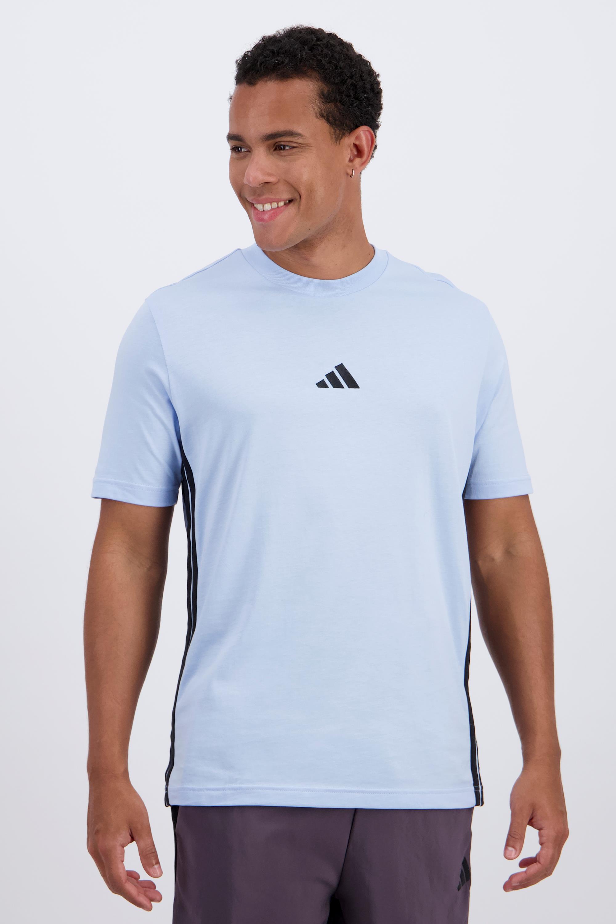 adidas 3S - Azul - Camiseta Algodón Hombre | Sprinter