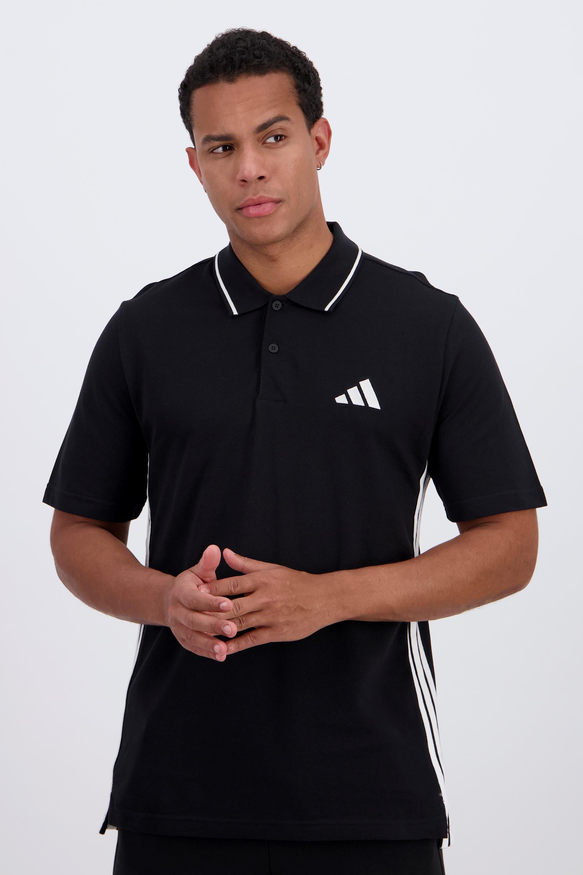 adidas 3S - Negro - Polo Hombre | Sprinter MKP