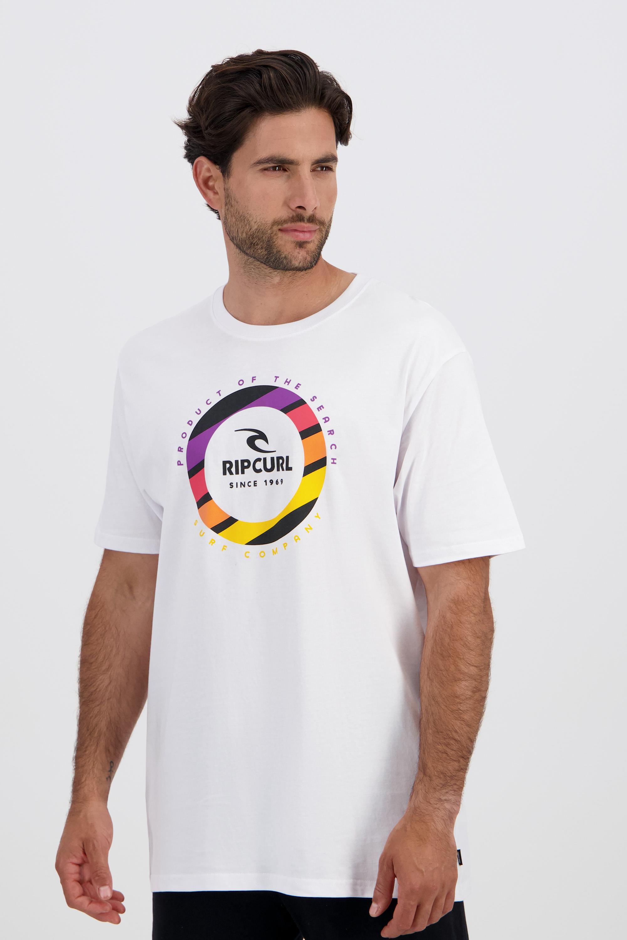 Rip Curl Brand Circle - Blanco - Camiseta Hombre | Sprinter