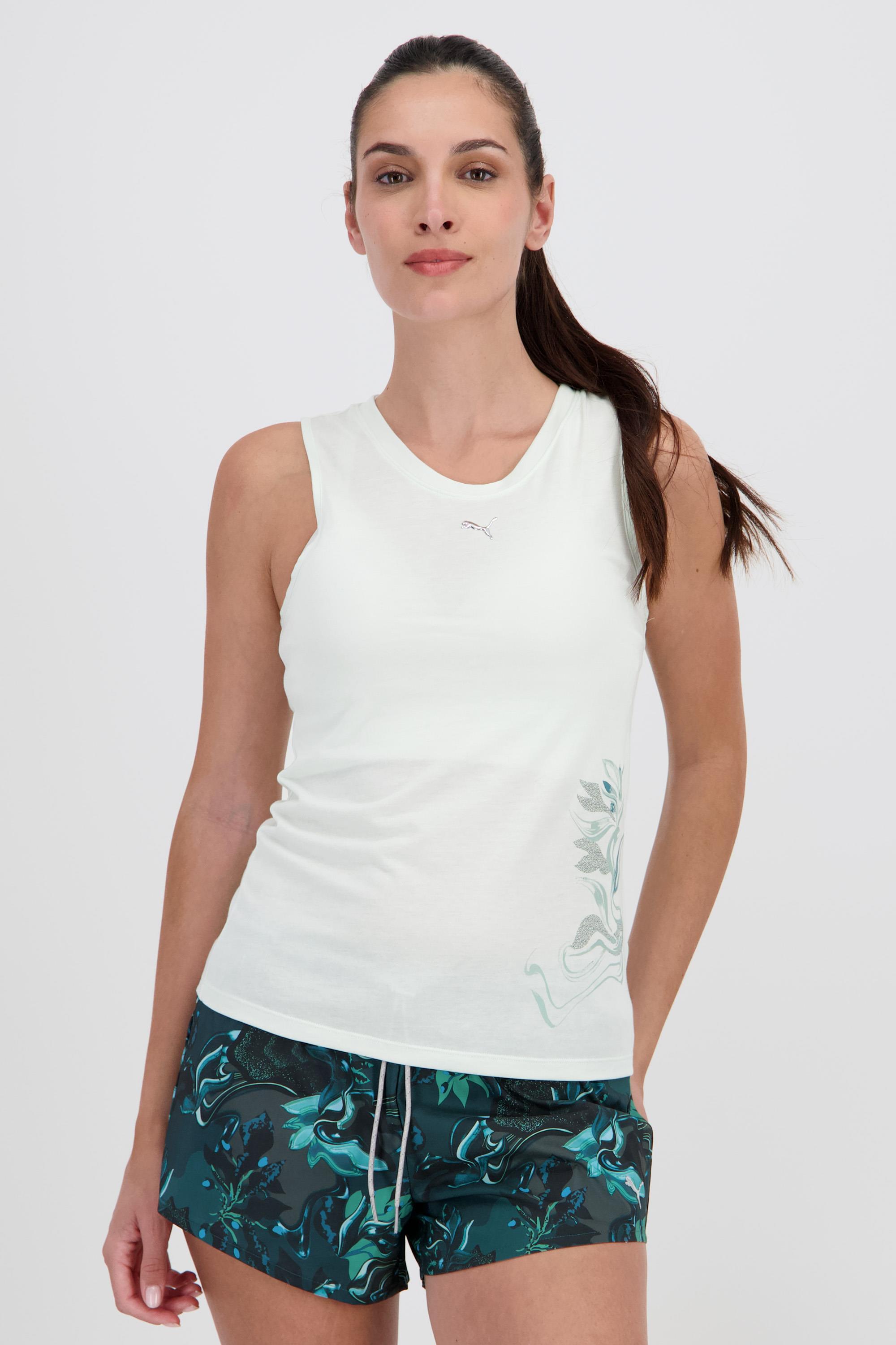 Camiseta Puma - Verde - Camiseta Fitness Mujer | Sprinter