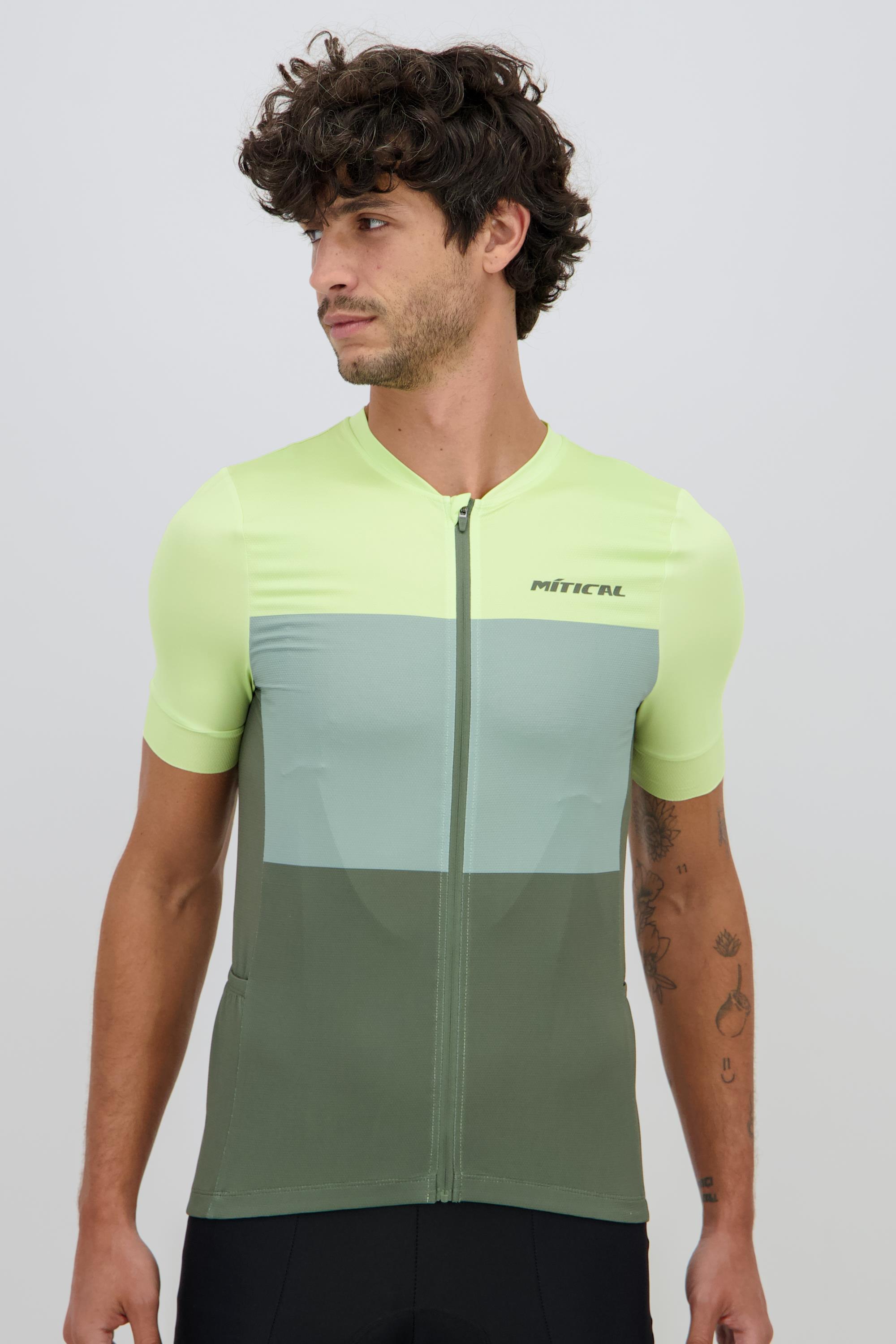 Mítical Plata - Caqui - Maillot Ciclismo Homem | Sport Zone