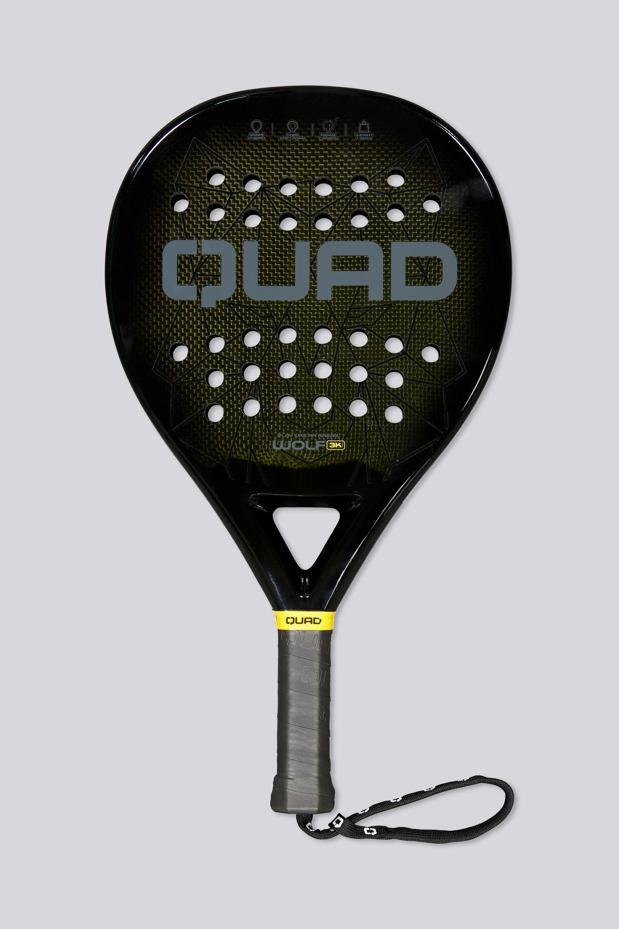 Quad Wolf - Negro - Pala Pádel | Sprinter