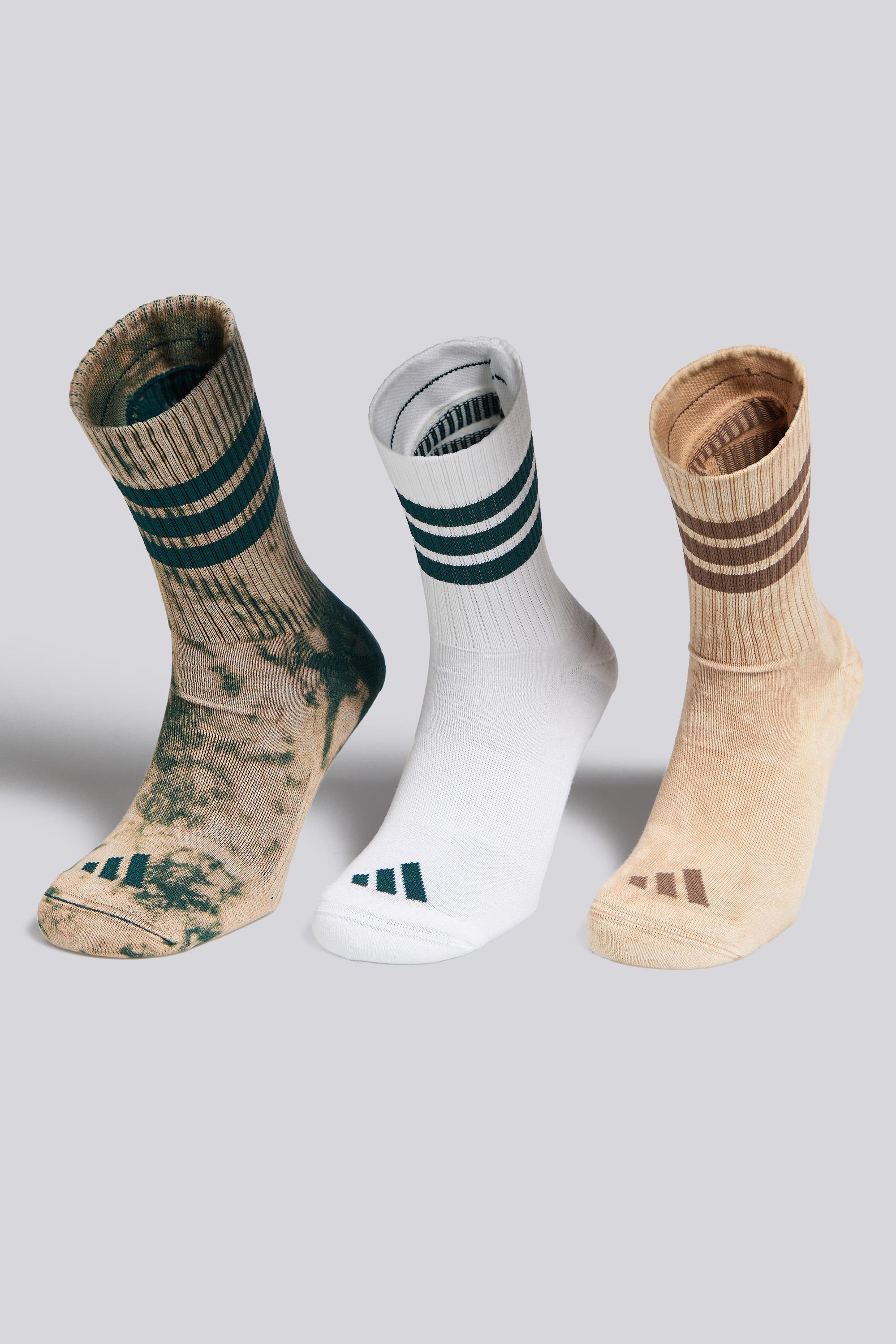 Meias Medias adidas Pack 3 Bege | Sport Zone