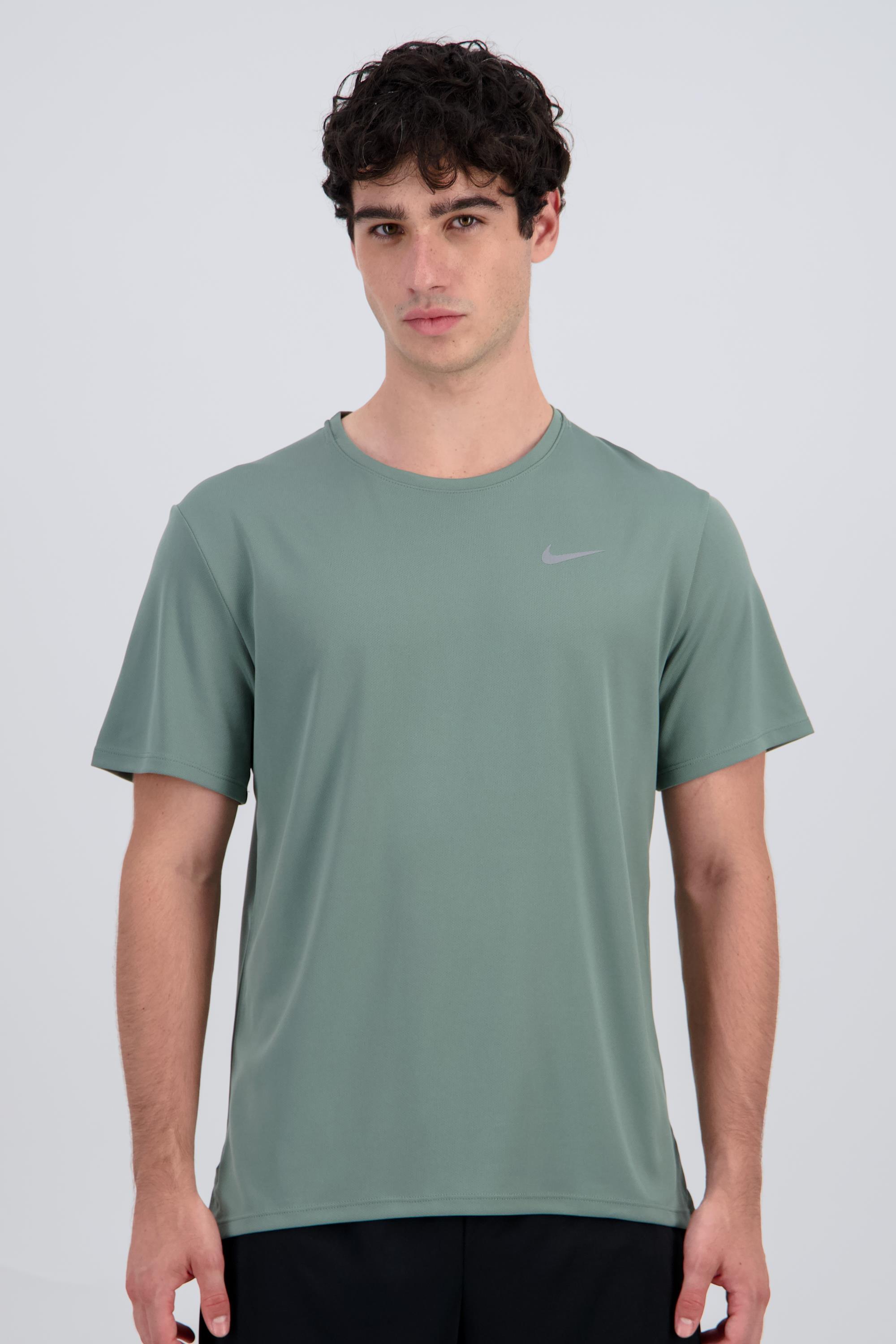 Nike Miler - Verde - Camiseta Running Hombre | Sprinter