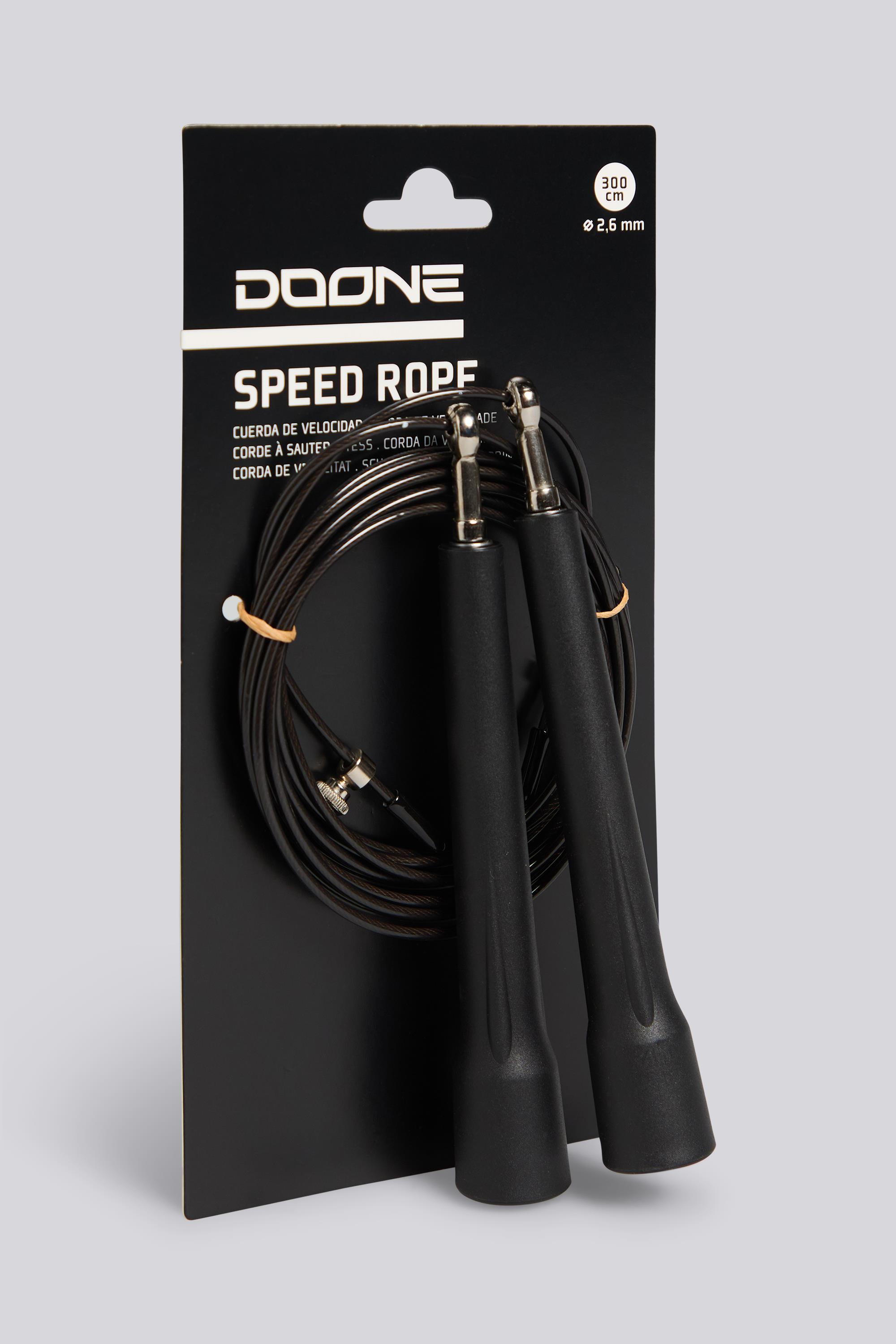 Doone Speed Rope - Negro - Comba 300 x 0,25 cm | Sprinter
