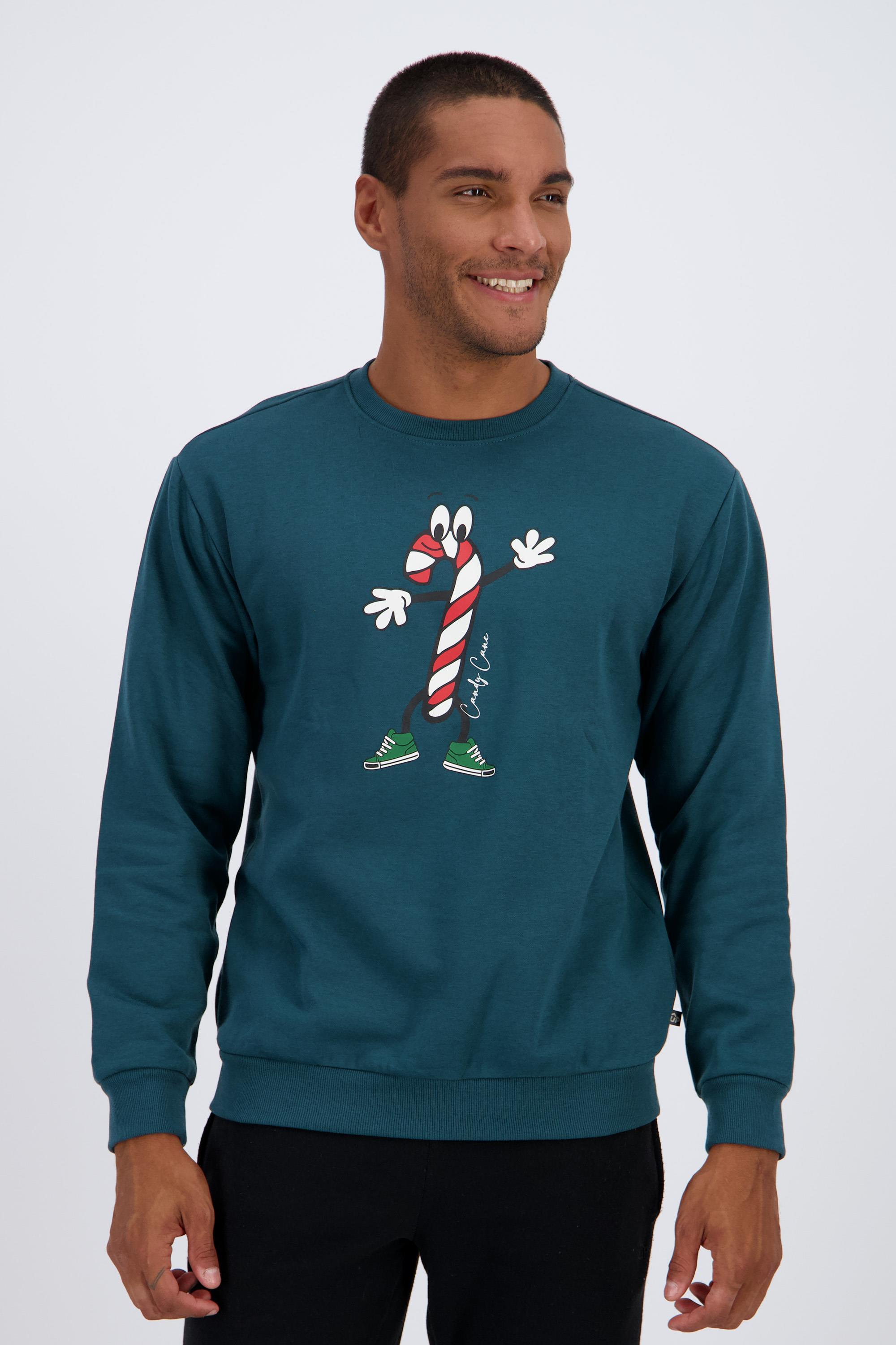 Up Xmas Candy - Verde - Sweat Natal Homem | Sport Zone