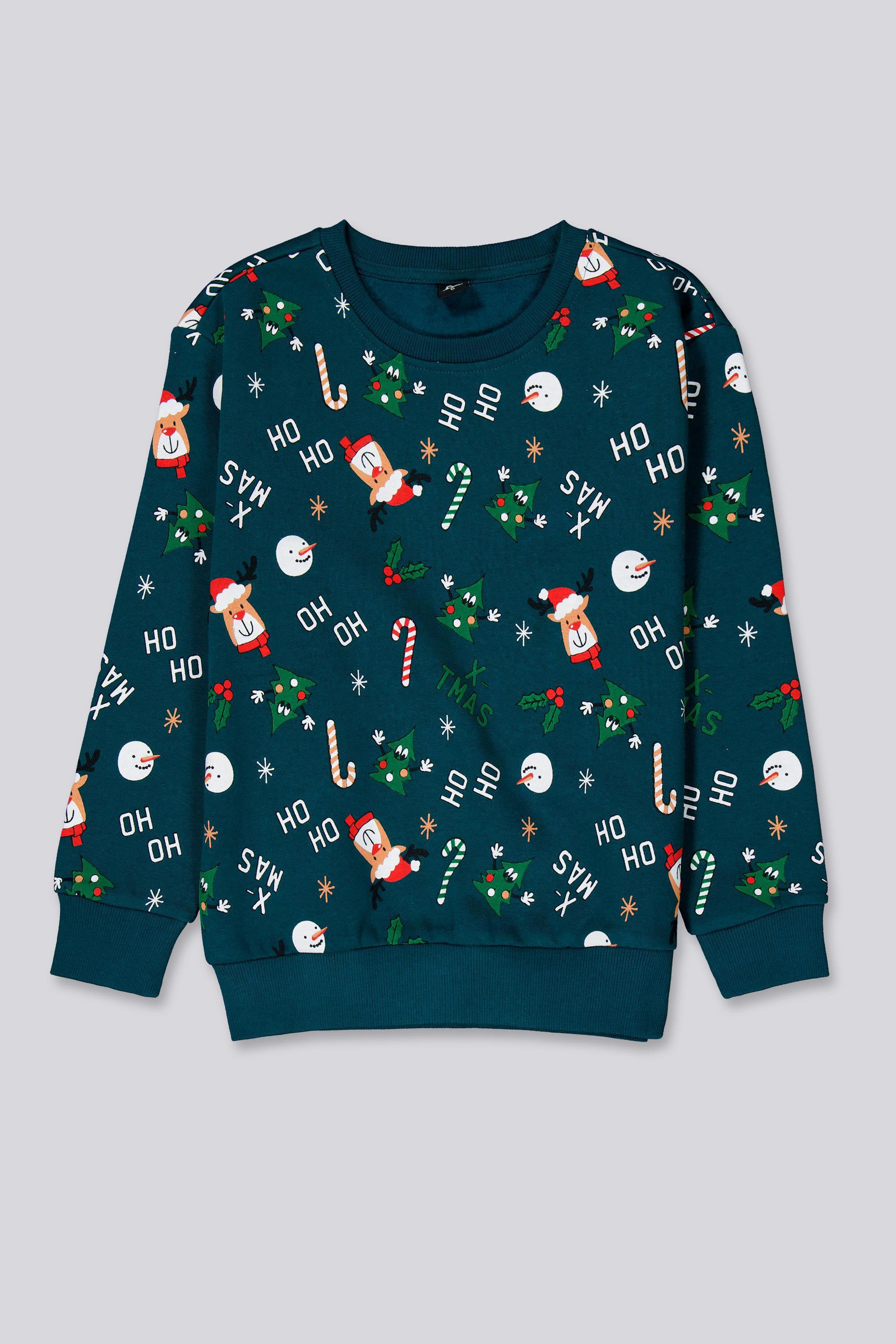 Up Xmas - Verde - Sudadera Niño | Sprinter