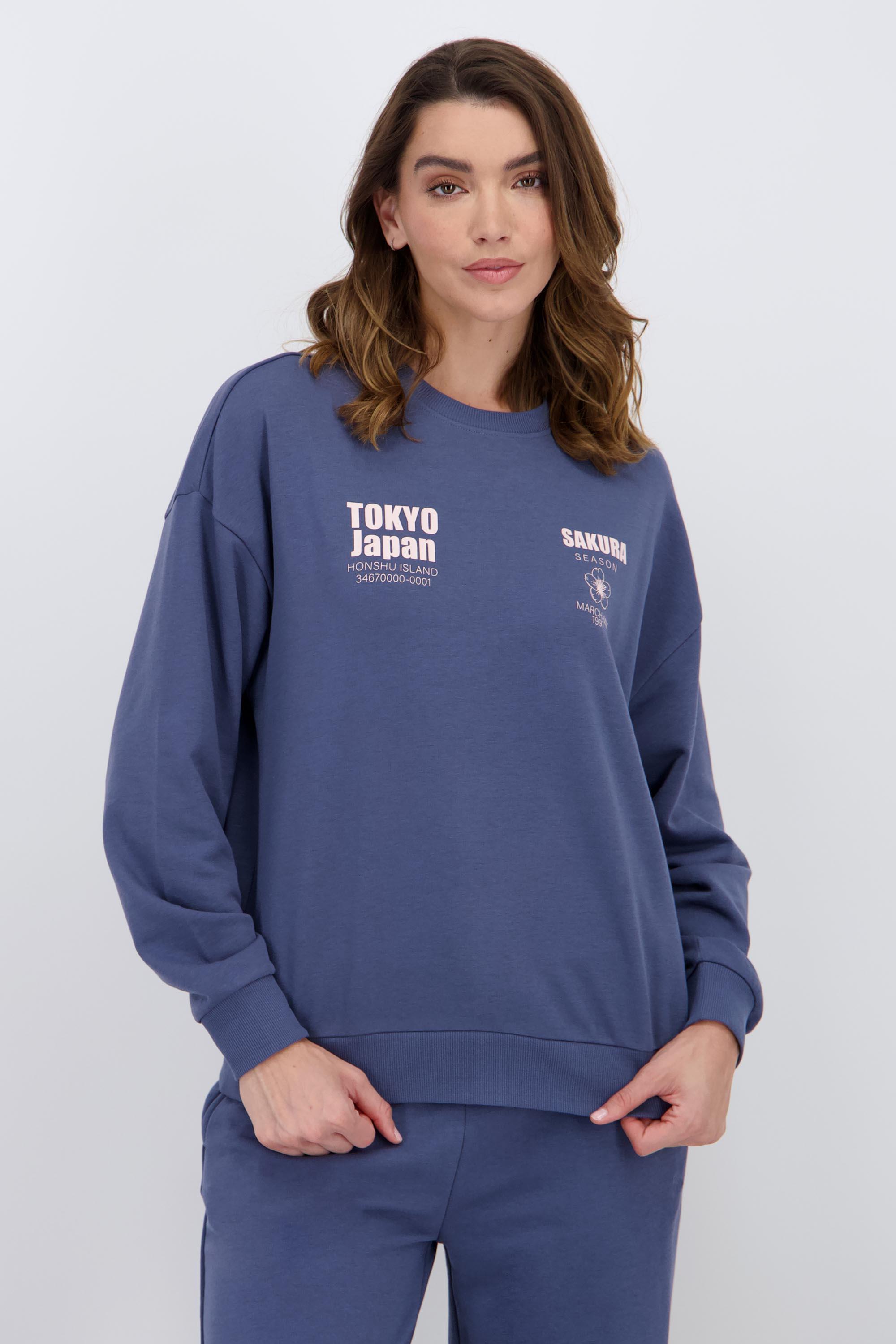Sweat Oversize Up - Azul - Sweat Mulher | Sport Zone