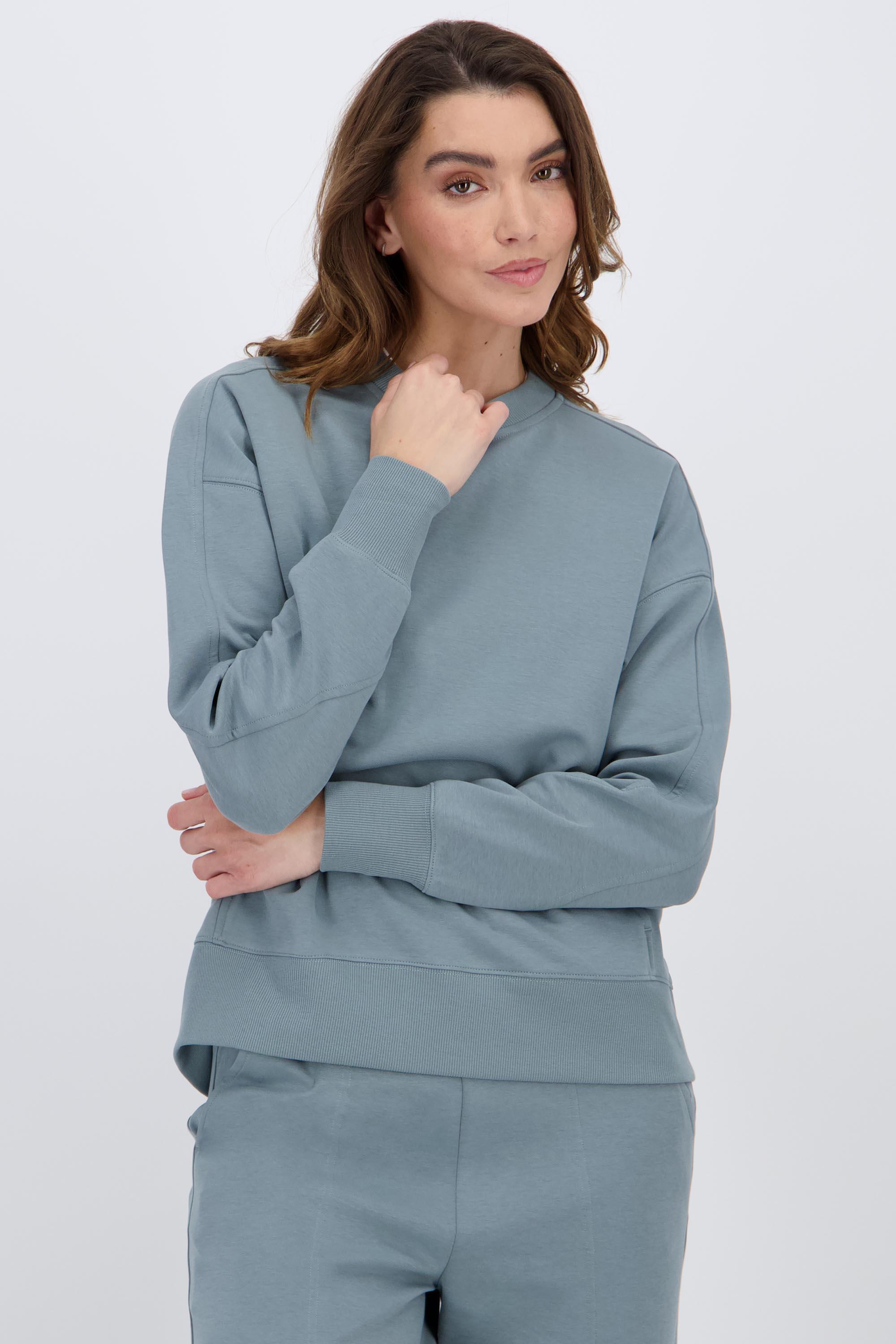 Sweat Oversize Silver - Cinza - Sweat Mulher | Sport Zone