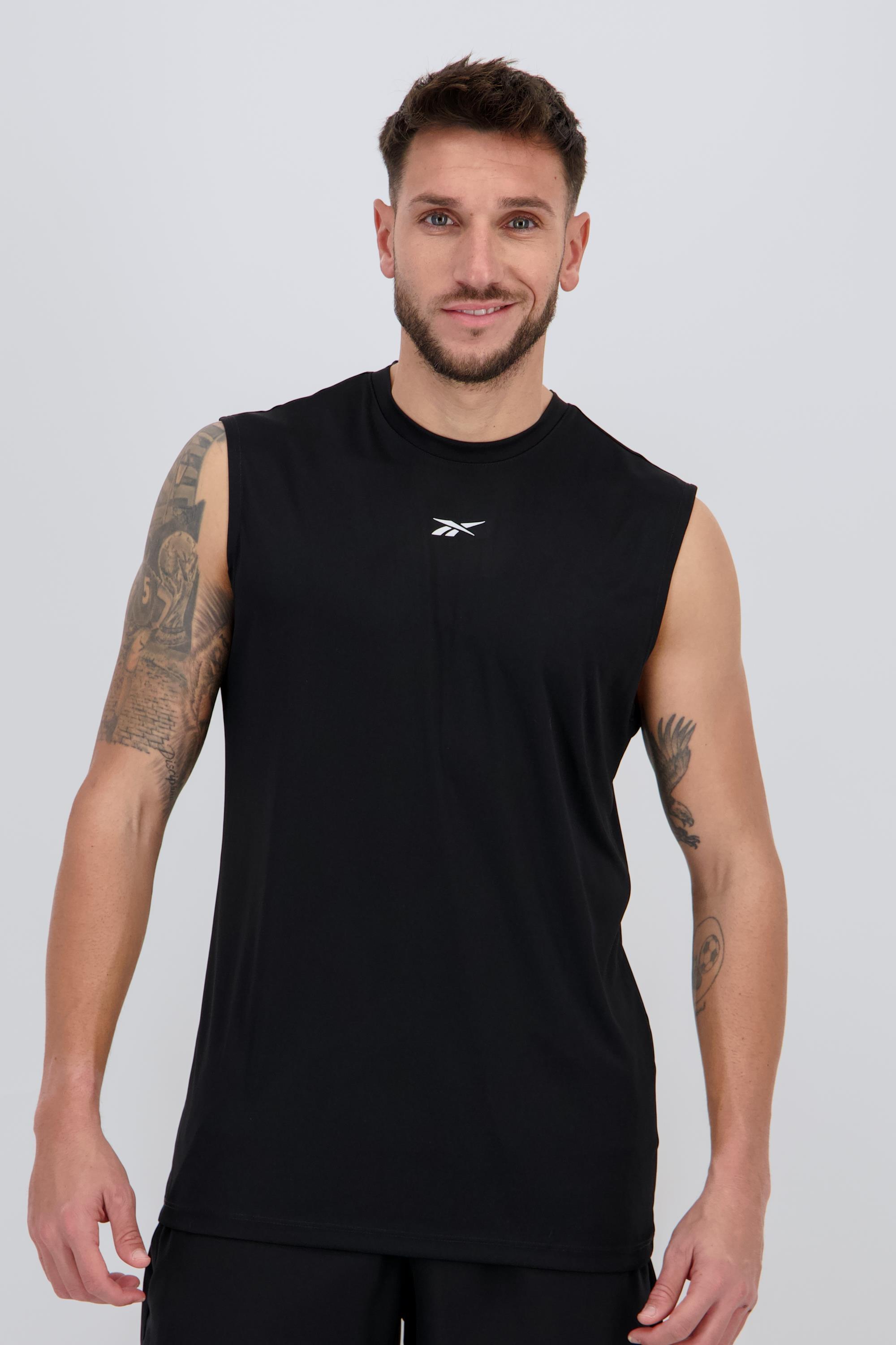 Reebok Achilles - Negro - Camiseta Running Hombre | Sprinter