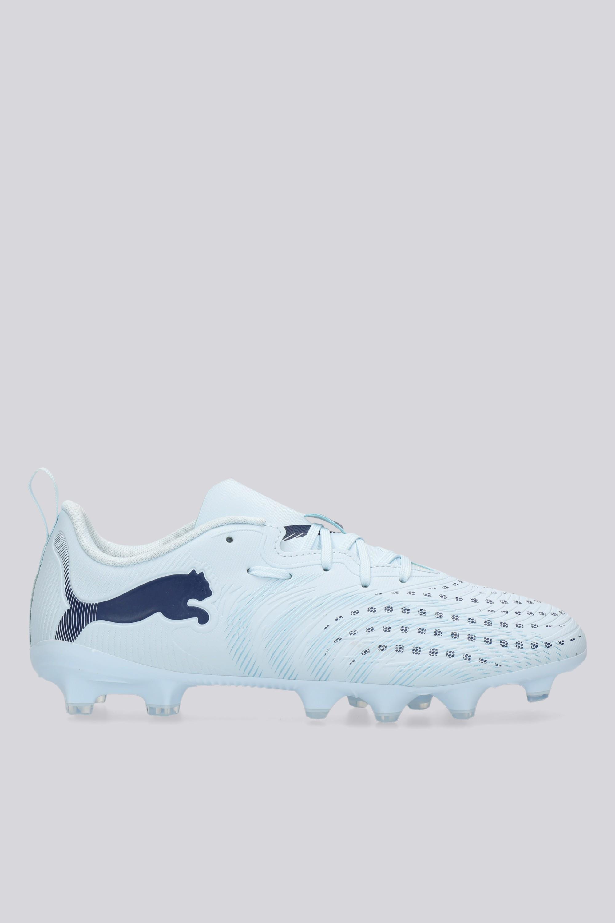 Botas Fútbol Tacos Jr Puma Future 9 Play FG AG Azules | Sprinter