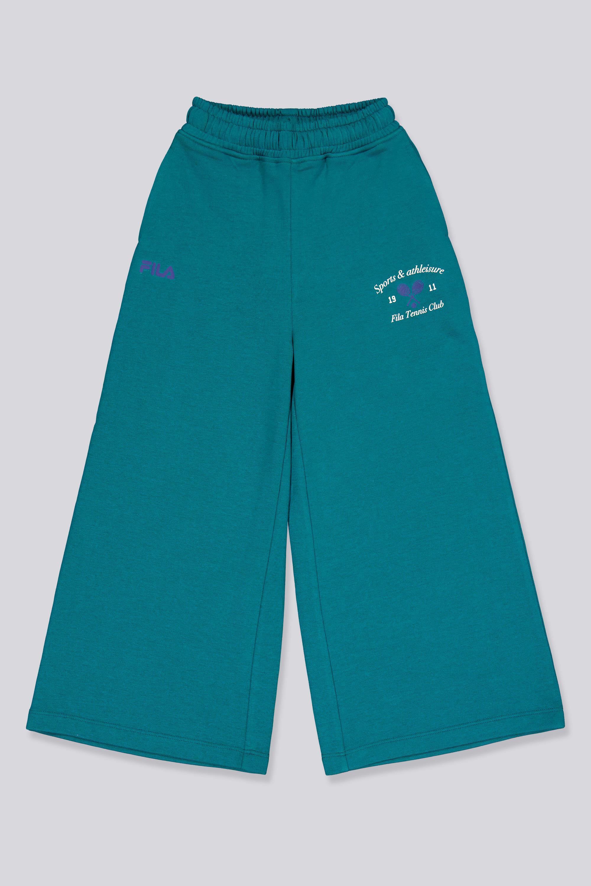 Fila Heritage - Verde - Calças Largas Menina | Sport Zone