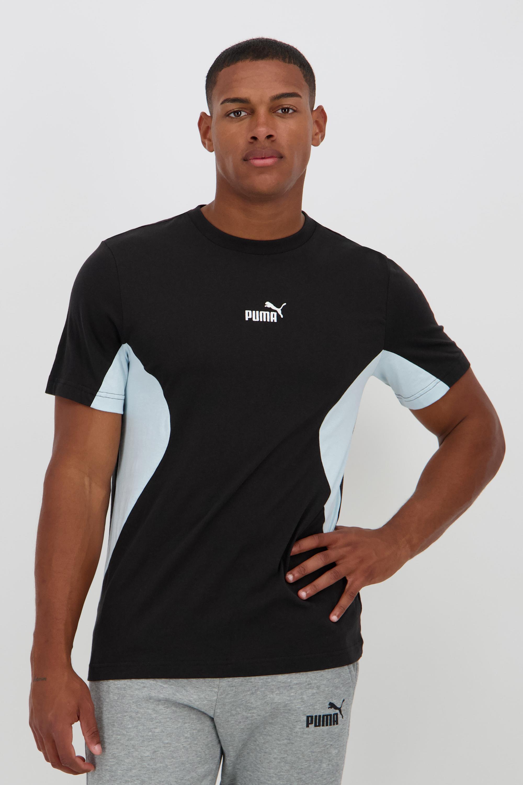 Puma Block - Preto - T-shirt Algodão Homem | Sport Zone