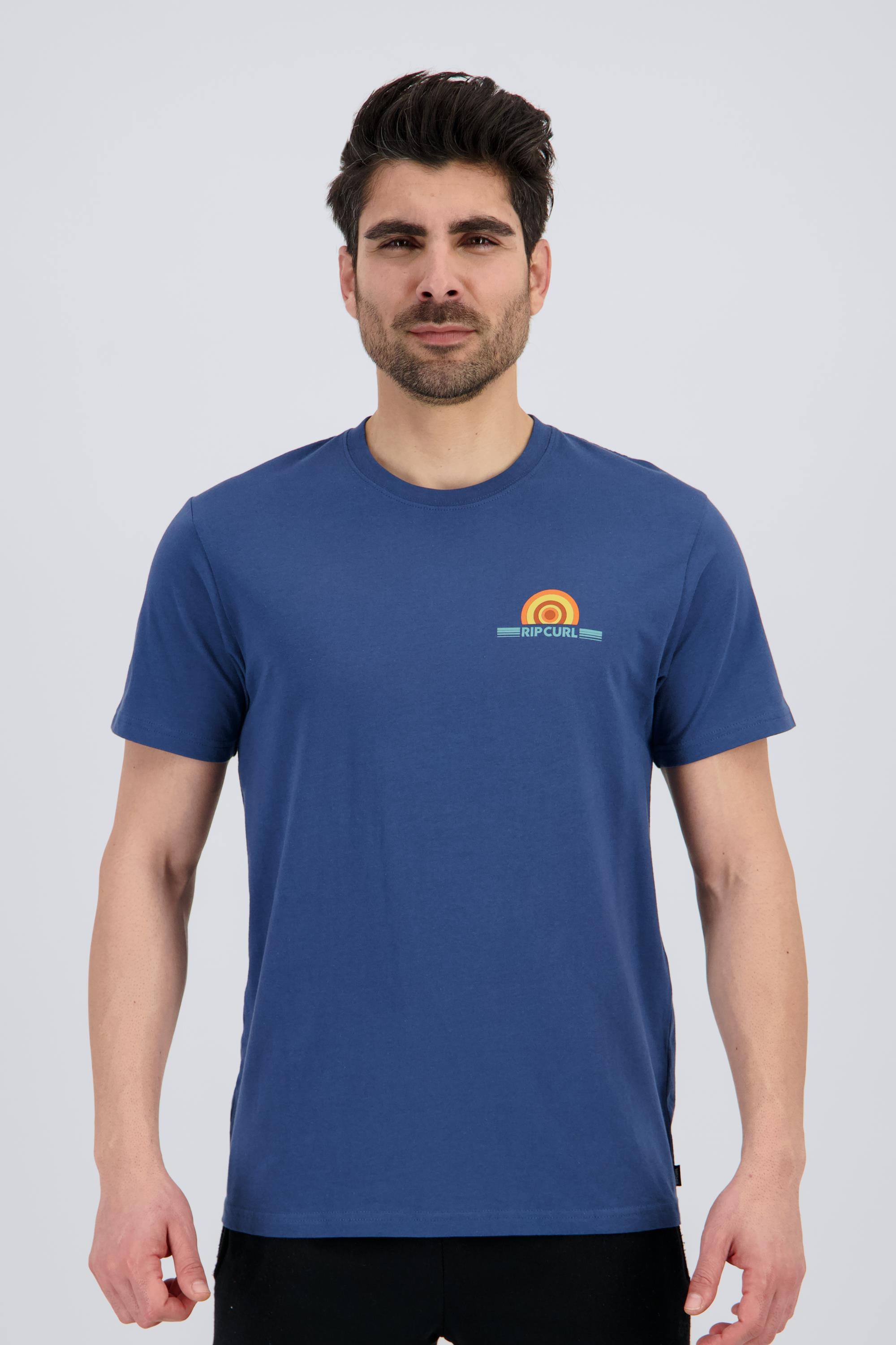 Rip Curl Back Logo - Denim - Camiseta Hombre | Sprinter