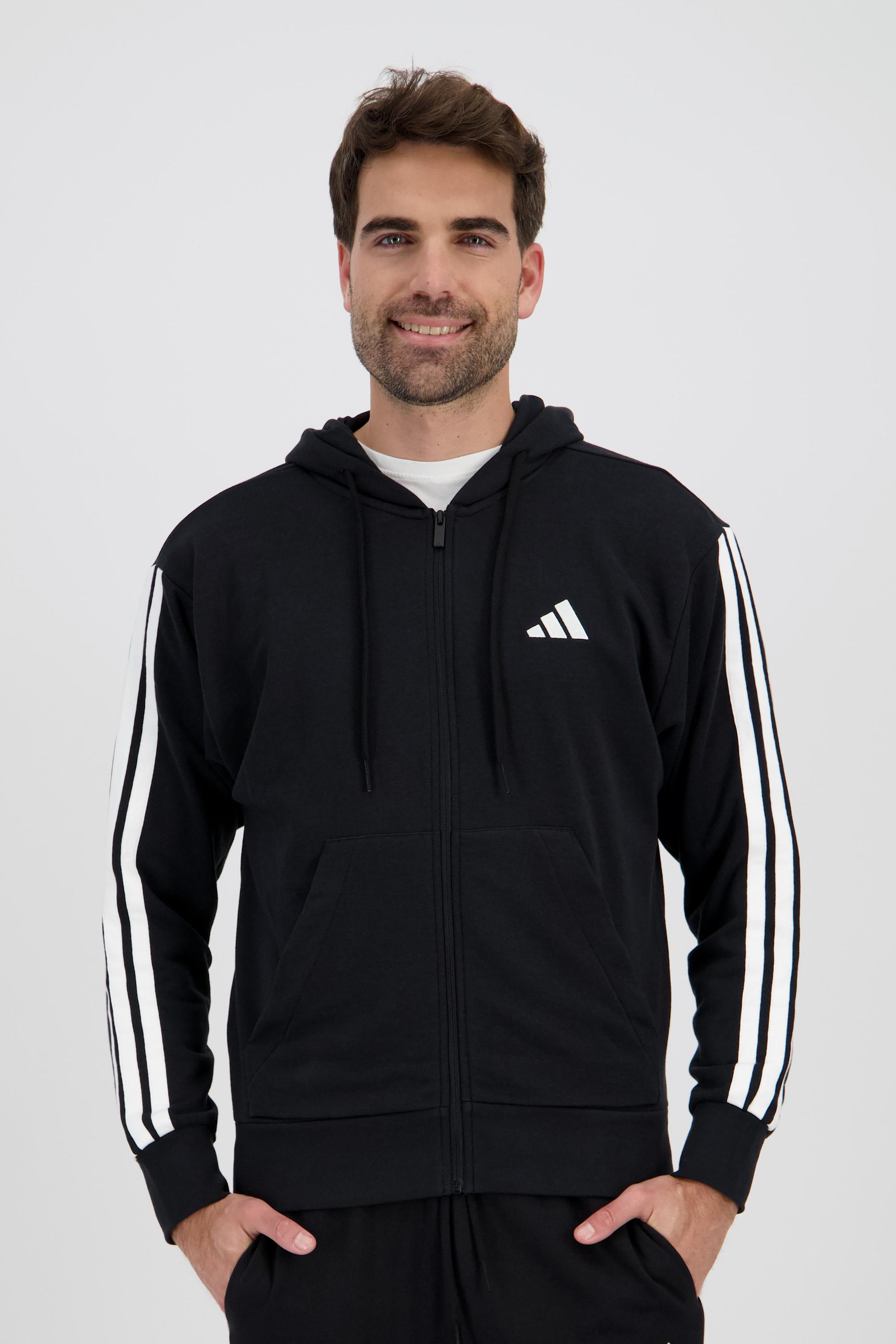 adidas 3s - Negro - Sudadera Cremallera Hombre | Sprinter MKP