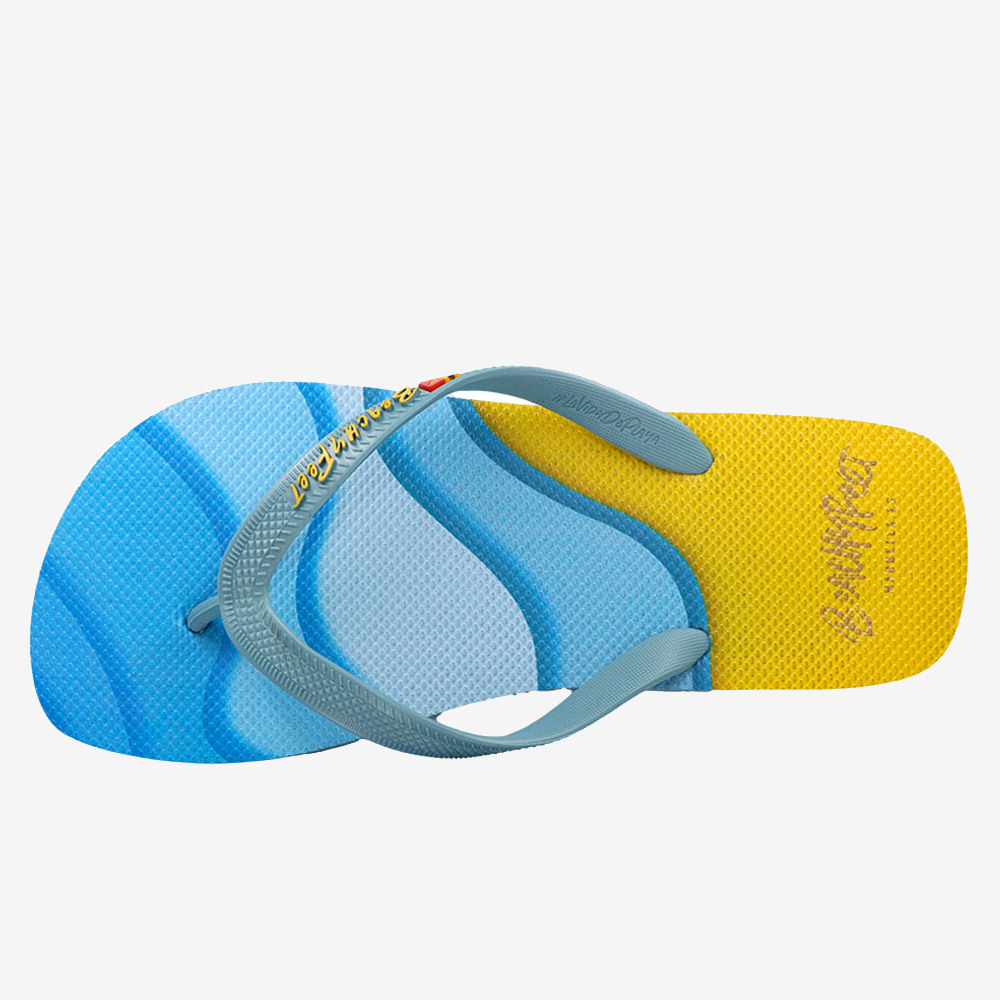 Chanclas Beachyfeet Modelo Waverider - Azul - Chanclas De Playa ...